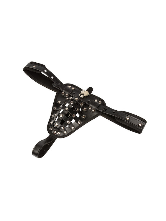 Men’s Leather Chastity Belt With Locked - BDSM - Sex Toys For Gay Men ...