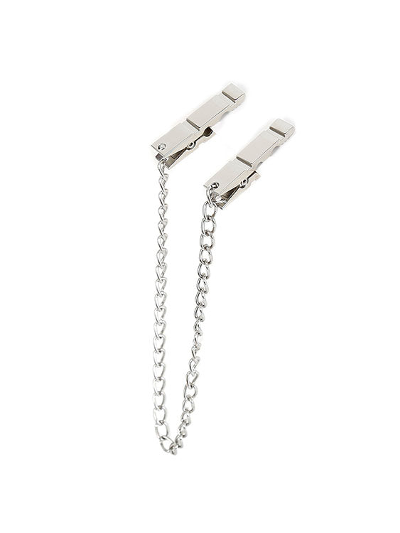 Metal Nipple Clamps – White Sock